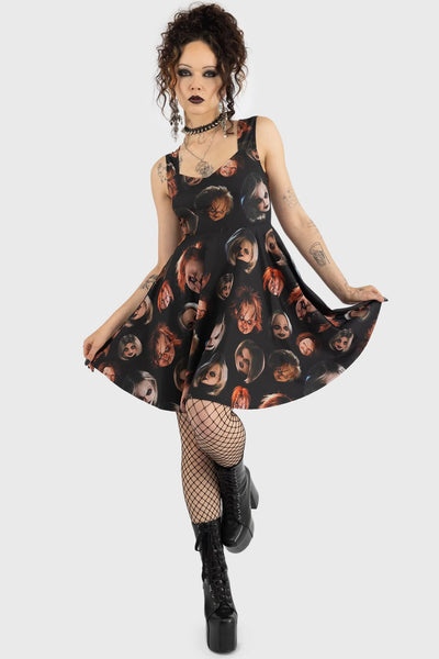 Did You Miss Me Andy Skater Dress - Killstar x Chucky – Yella Brick Road